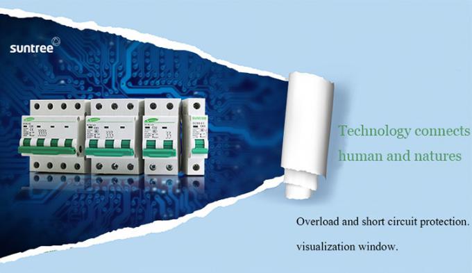 SCB8-63 400 فولت 4 أقطاب 32A IEC TUV AC MCB Switch